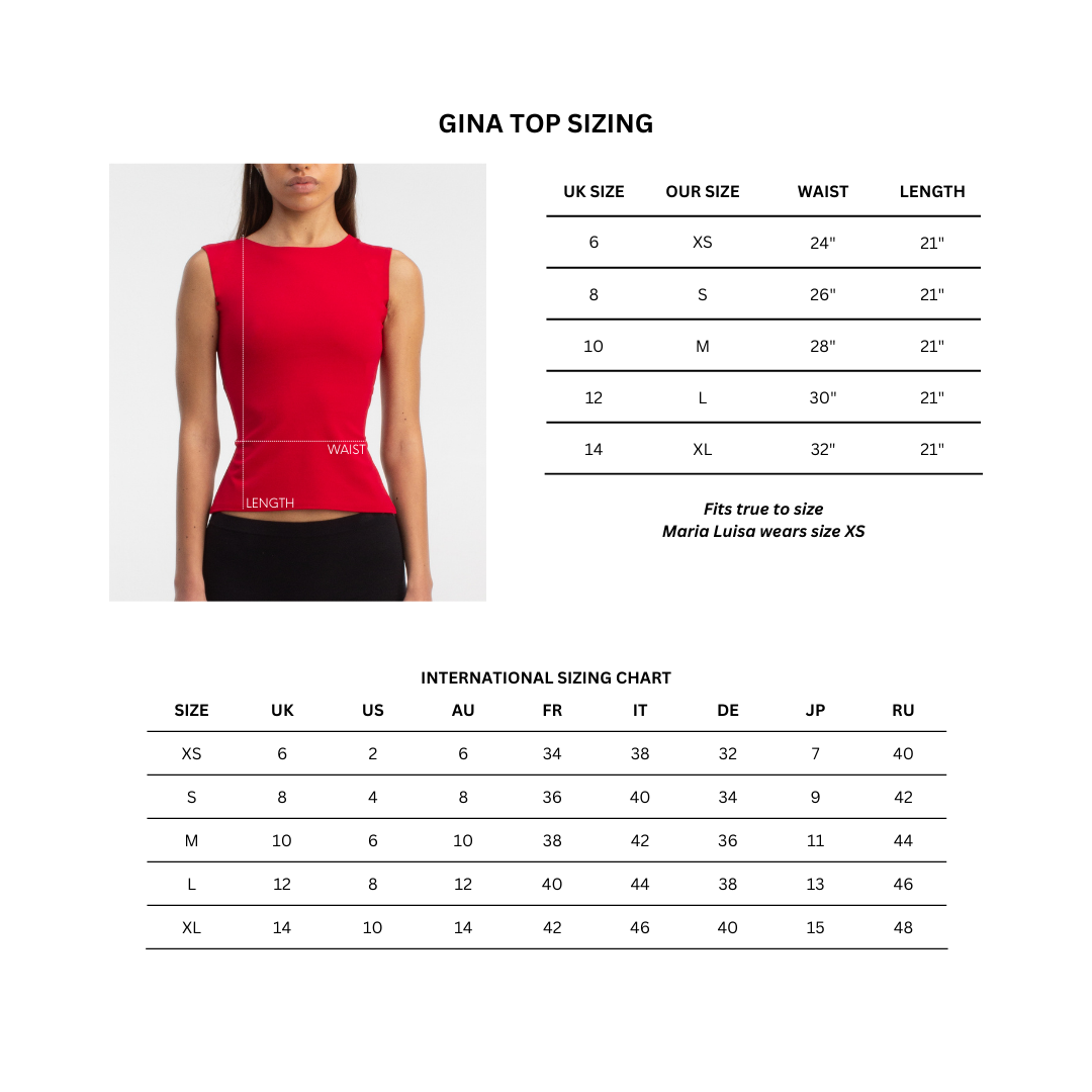 Gina Top - Red – Susamusa
